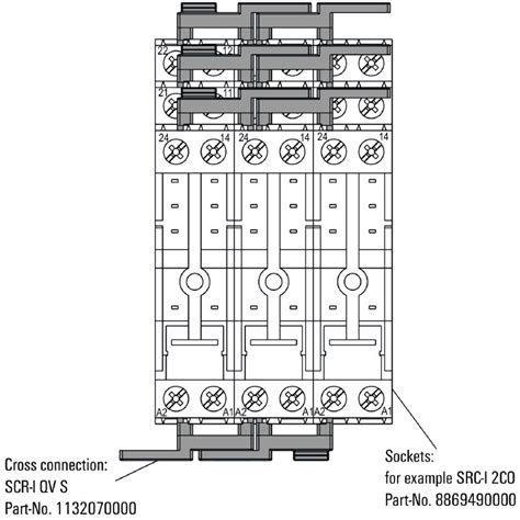 Cross Connector Relay SRC I QV S 1132070000