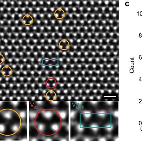 atomic defects characterized by scanning transmission electron