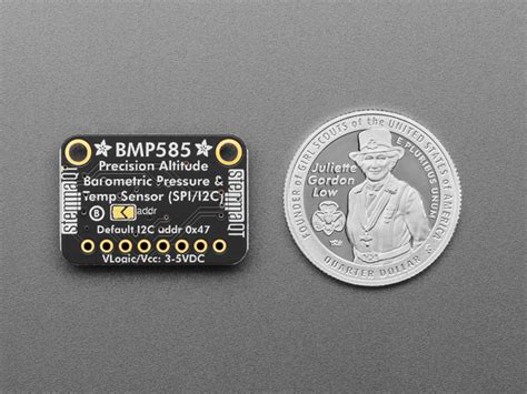 Adafruit Bmp585 Ported I2c Spi Temperature And Pressure Sensor [stemma Qt] Id 6413