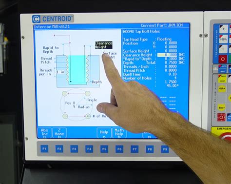 CENTROID CNC Control Features USB Port For USB Storage Device Large Color Lcd And Color Path