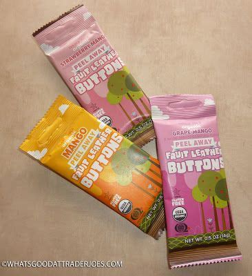 Trader Joe S Peel Away Fruit Leather Buttons Fruit Leather Trader