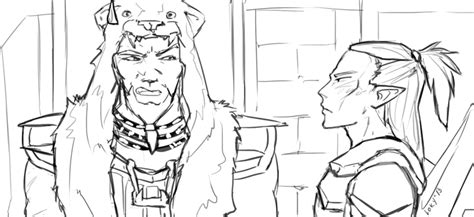 Galmar And Bosmer By Lokyl On Deviantart