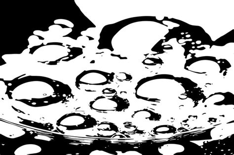 Premium Vector Black Texture Vector Of Bubbles