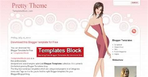 Download Template Blogger Sexy Pink Free