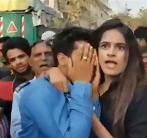 Sex Harassment Victim Grabs Attacker By Collar And Parades Him