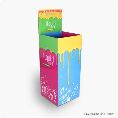 Custom Dump Bin Displays For Retail POS POP Solutions Colourstone