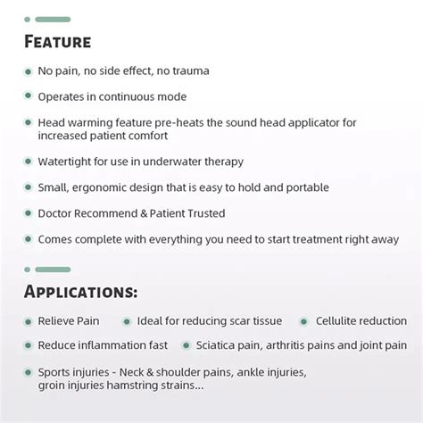 Ультразвуковое оборудование для физиотерапии и артрита портативное устройство для облегчения