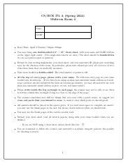 Midterm Exam 2 Guidelines For CS ECE 374 Students Course Hero
