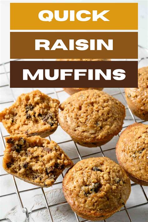 Oatmeal Raisin Muffins • Zona Cooks