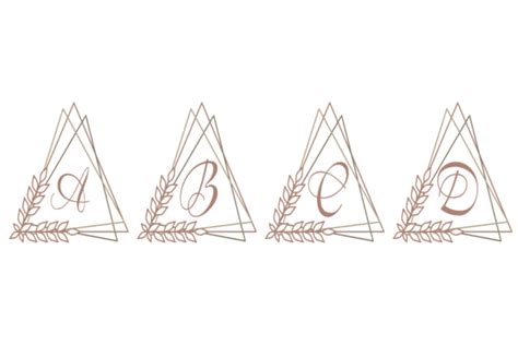 Monogram Sign Decoration Graphic By Maodesignku · Creative Fabrica