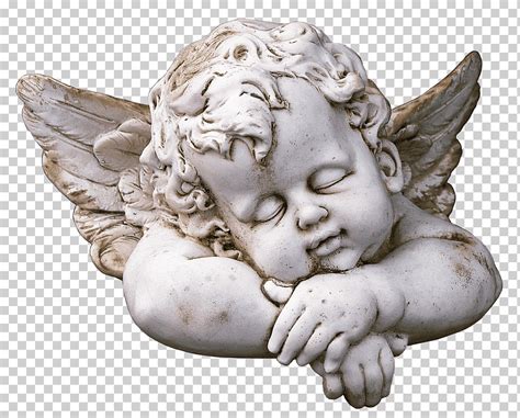 Querubín escultura estatuilla ángel vista superior estatua esculpir