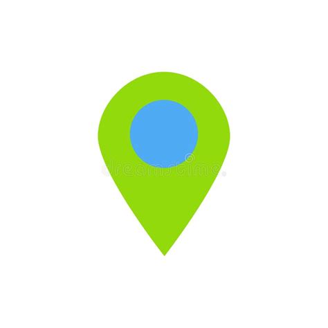 Location Map Marker Pin Flat Color Icon Vector Icon Banner Template