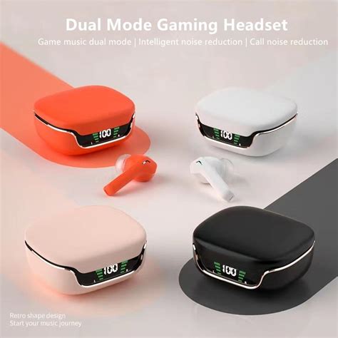 Наушники вкладыши Беспроводные наушники Bluetooth 5 3 Наушники с 4 микрофонами Шумоподавление