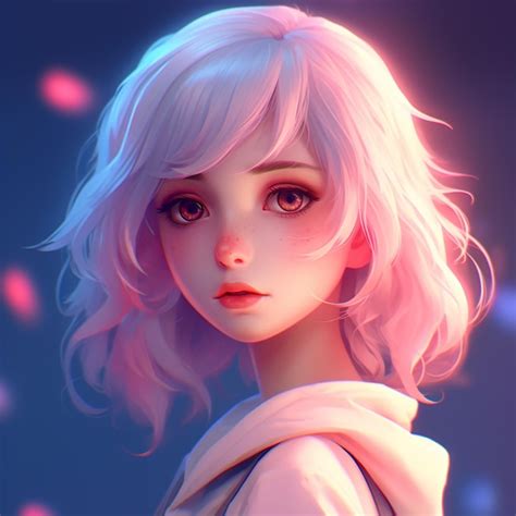 Premium Ai Image Beautiful Cyberpunk Girl
