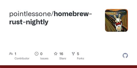 Homebrew Formula For Rust Nightly Builds With Docs And Cargo Rrust
