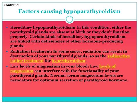 Hypoparathyroidism Definition Types Symptoms Treatmen