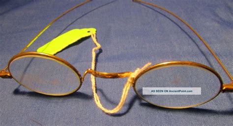 Antique Vintage Civil War Era 2 Eyeglasses Glasses 1861 95 Estate Find