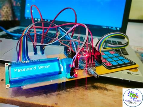 membuat password pengaman pintu menggunakan arduino solenoid door lock