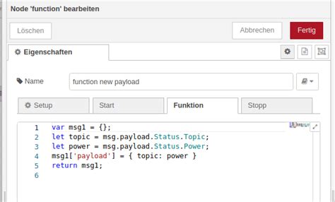 Nrmqtt And Node Function To Build Modified Payload General Node