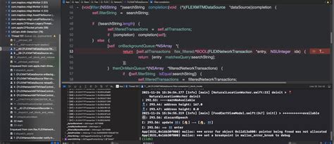 Crash In FLEXNetworkRecorder Issue FLEXTool FLEX GitHub
