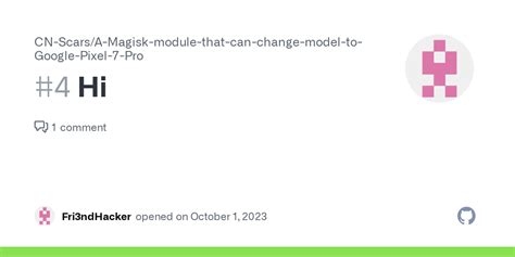 Hi Issue CN Scars A Magisk Module That Can Change Model To Google Pixel Pro GitHub