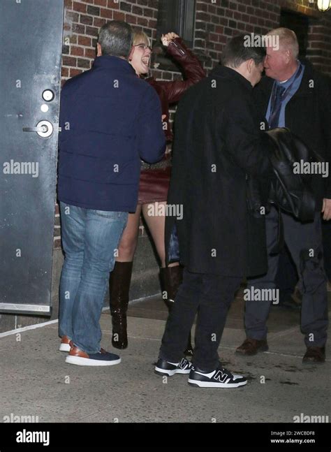 Renee Rapp Falls Outside The Late Show With Stephan Colbert Studios