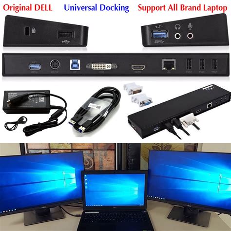 Original Dell D3000 Usb30 Universal Docking Station For All Model