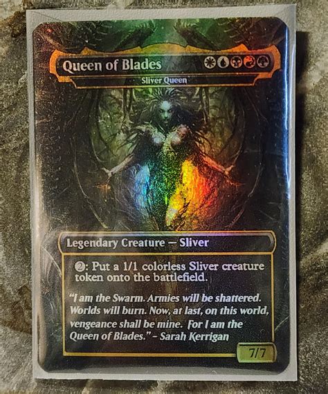 Mtg Sliver Queen Alt Art Queen Of Blades Album On Imgur
