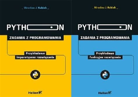 Python Zadania Z Programowania Ksi Ka Allegro