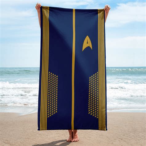 Star Trek Discovery Command Uniform Beach Towel Star Trek Shop