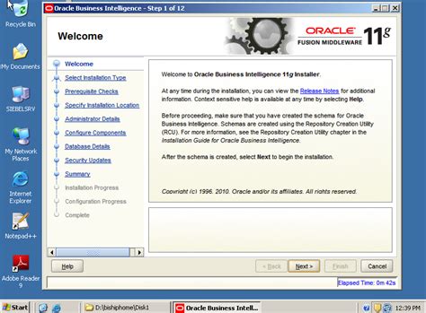 Cuneyt Yilmaz Oracle Blog Oracle Business Intelligence 11g Installation Steps 2