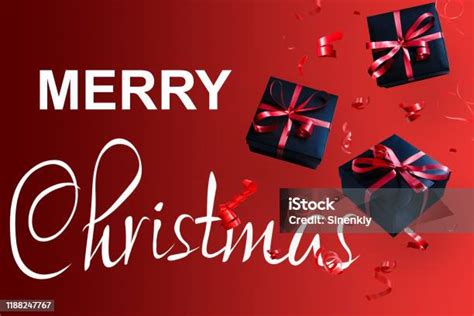 새해 복 야 개념입니다 선물 롤리팝 장식 및 장난감은 빨간색 배경에 공중에 비행하고 있습니다 손으로 글자 메리 크리스마스 12월에 대한 스톡 사진 및 기타 이미지 Istock