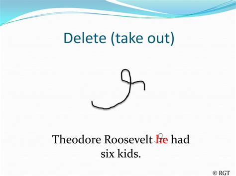 Proofreading Symbols PPTX