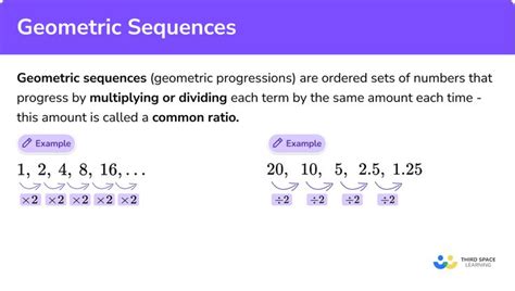 Geometric Sequences Gcse Maths Steps And Examples Geometric