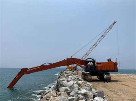pranay biswas on linkedin trimble excavator kerala vizhinjamport trimblemarineconstruction