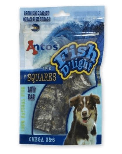Natural Fish Squares Healthy Treats 100g Bag Wild Paws And Claws