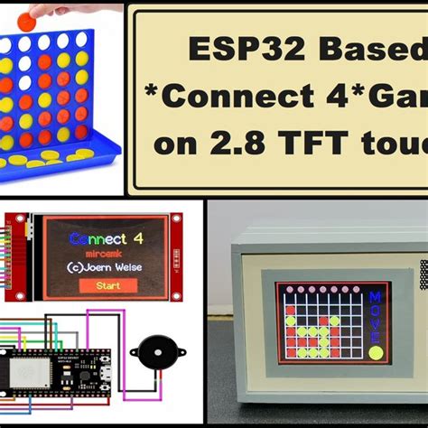 Diy Connect 4 Game On 28 Inch Tft Touch Display