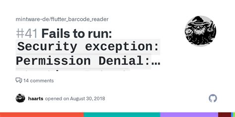 Fails To Run `security Exception Permission Denial Starting Intent` · Issue 41 · Mintware De