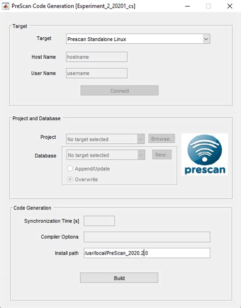 How To Compile An Executable And Run A Prescan Experiment On Windows Without Matlabsimulink And