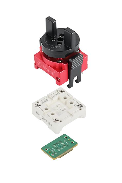 Emmc BGA153 And BGA169 Test Socket With F Interposer China Emmc Test Adapter And Connect IC