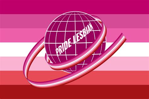 Womens Lesbian Subculture Symbol Vector Illustration The Ground