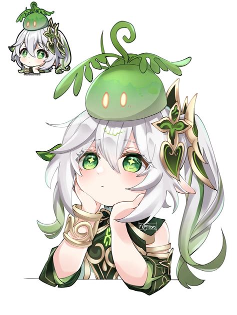 Nahida And Slime Genshin Impact Drawn By Uzukin Uzu Kazu Danbooru