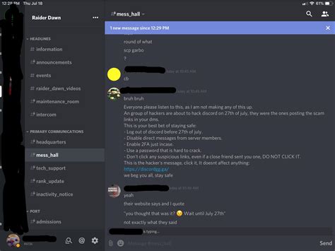 Discord Hacker Fake Everyone Paranoid R Facepalm