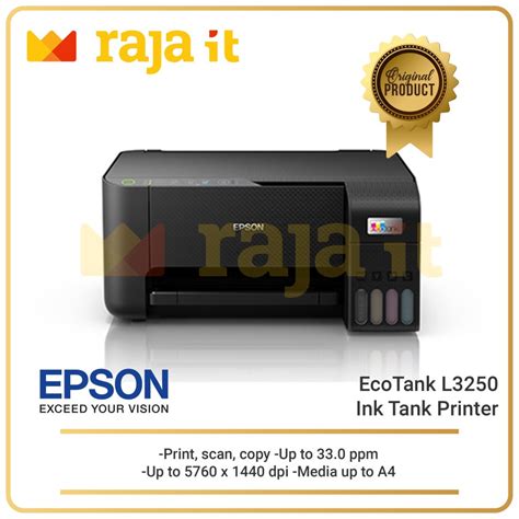 Jual Epson Printer Ecotank L3250 All In One Ink Tank Printer Indonesia