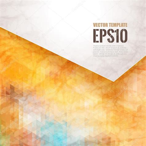 Abstract Geometric Background With Polygons — Stock Vector © Tatkuptsova 70390581