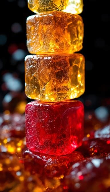 Free Crystalline Candy Stack Photo Candy Crystal Amber Download At Stockcake