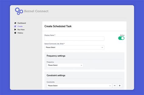 Kernel Connect UI To Manage Scheduled Tasks Made With Laravel