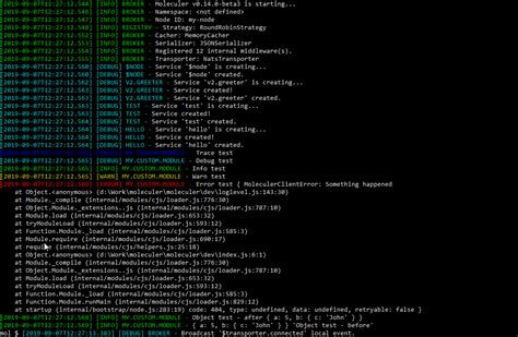 Logging Moleculer Progressive Microservices Framework For Nodejs