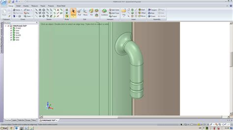 Tutorial How To Model Fireplace In Spaceclaim 2012 Grabcad Tutorials