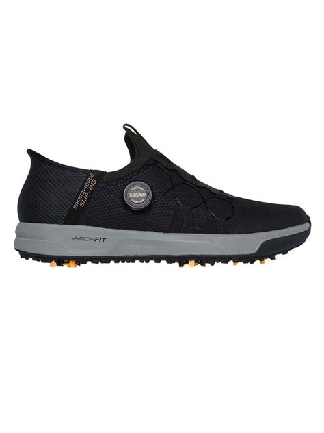 Skechers Go Golf Elite Vortex Slip In Golf Shoes Blackgrey